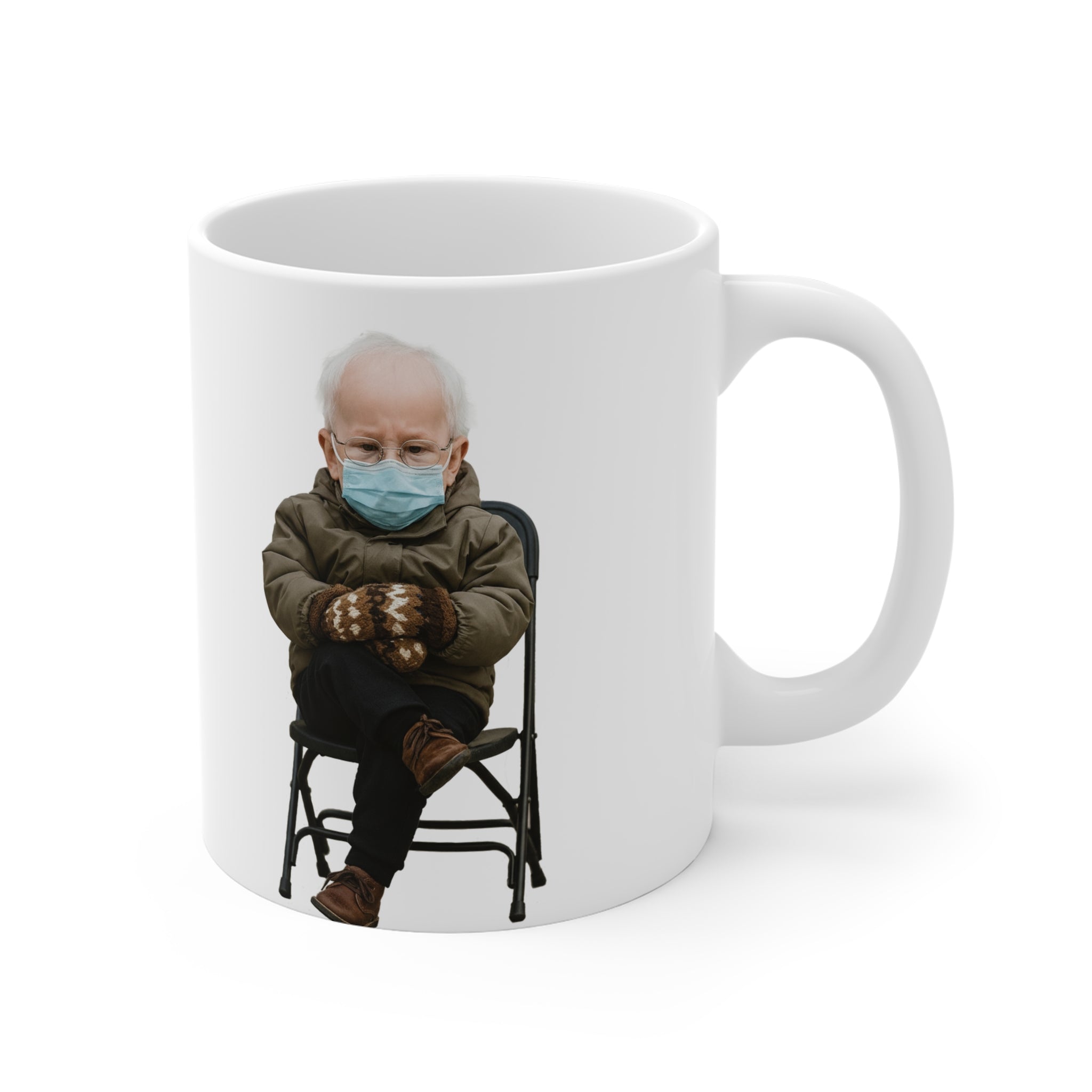 Mittens Mug – Bernie Sanders – Diaper Diplomacy
